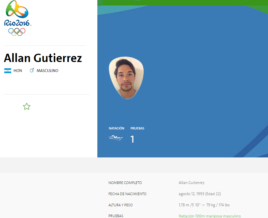 Mañana es el debut de Allan Gutiérrez en la natación olímpica