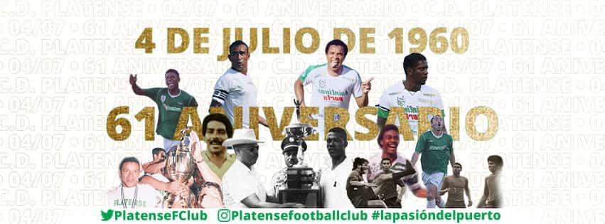 Platense FC supera las seis décadas festejando el 61 aniversario