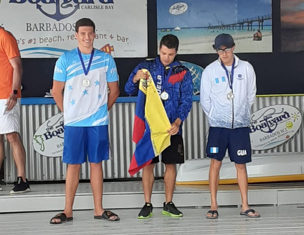 Diego Dulieu, medalla de plata en los 5 kilómetros de Aguas Abiertas