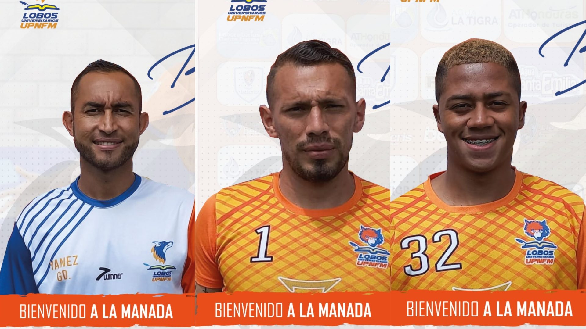 Lobos UPNFM tres nuevas altas previo al arranque del campeonato