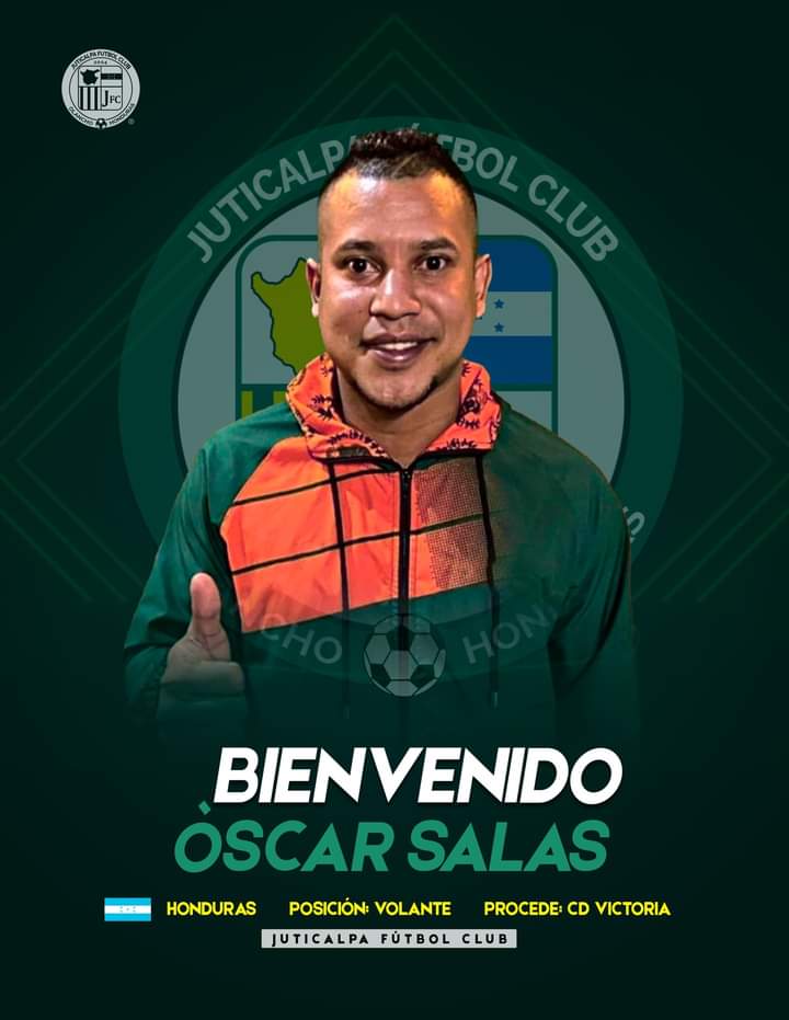 Oscar Salas se incorpora al mediocampo del Juticalpa FC