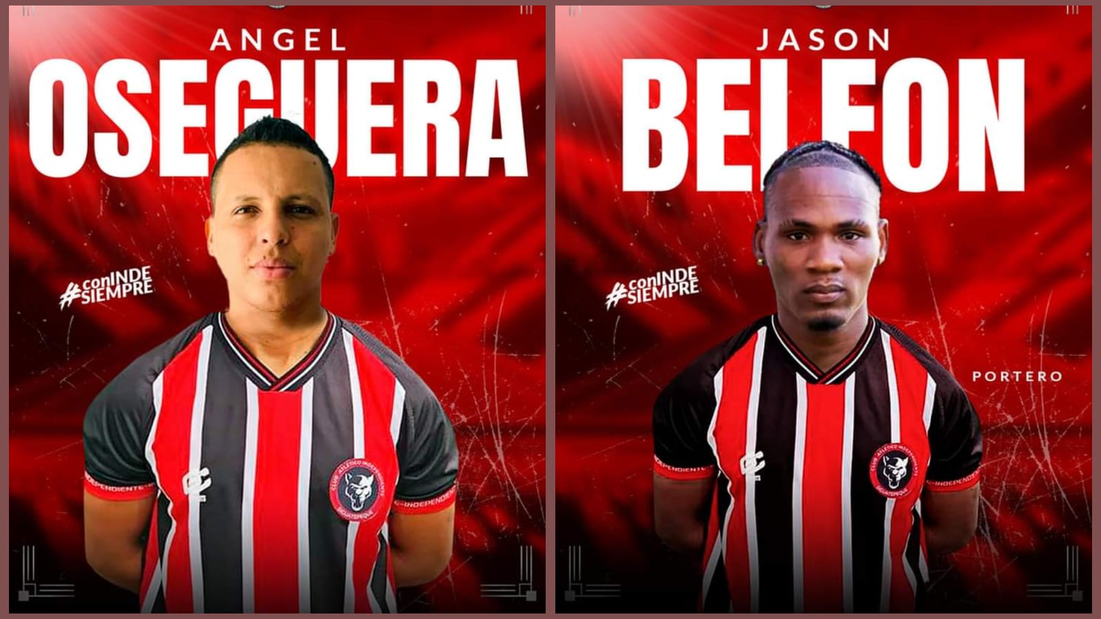 Ángel Oseguera y Jason Belfon se unen al Atlético Independiente
