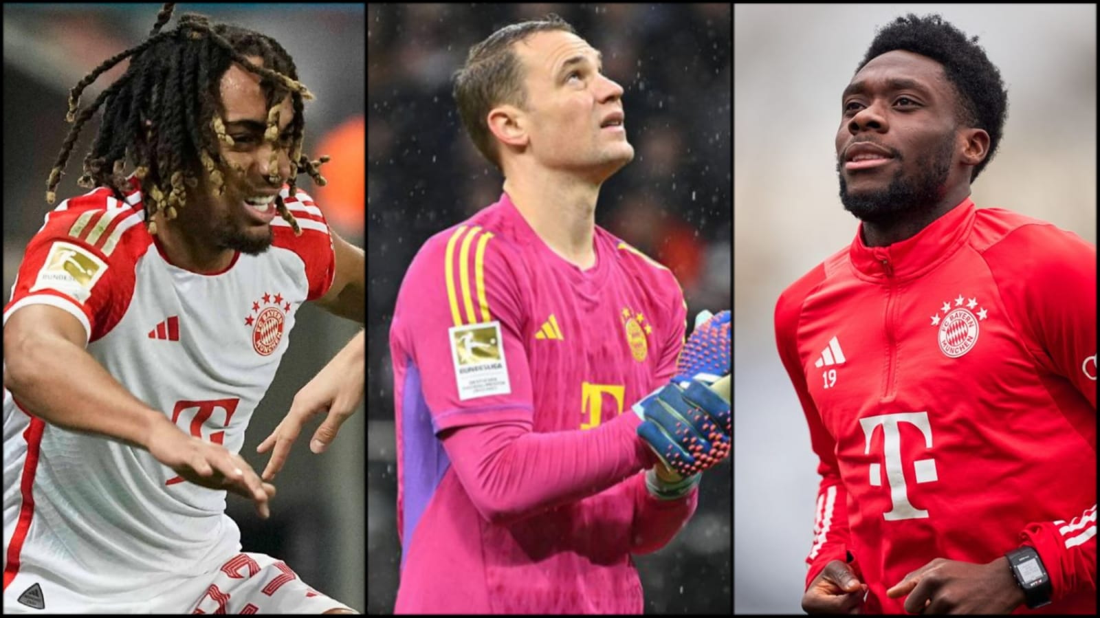 Sacha Boey y Manuel Neuer lesionados. Bayern hizo oferta a Davies